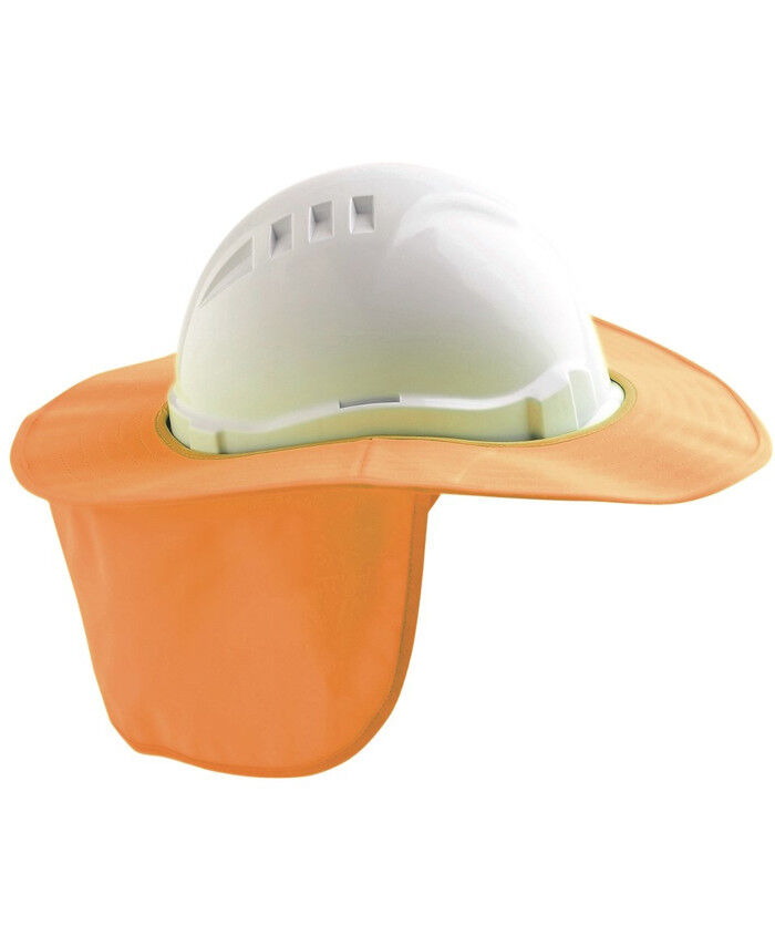 Fluro Orange V6 & V9 Hard Hat Brim - Plastic/ Polyester - ProChoice