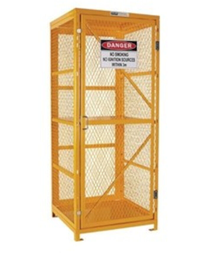 Forklift Storage Cage. 2 Storage Levels Up To 8 Forklift Cylinders - Pratt